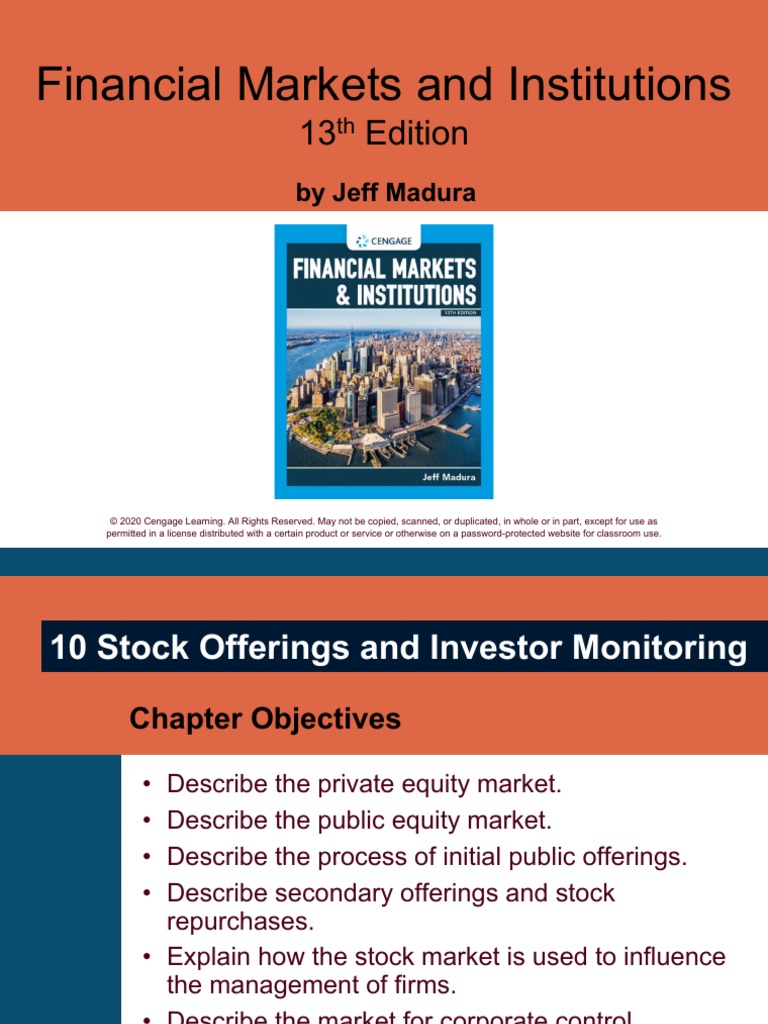 10 Stock Offerings and Investor Monitoring | PDF | Stocks | Initial ...