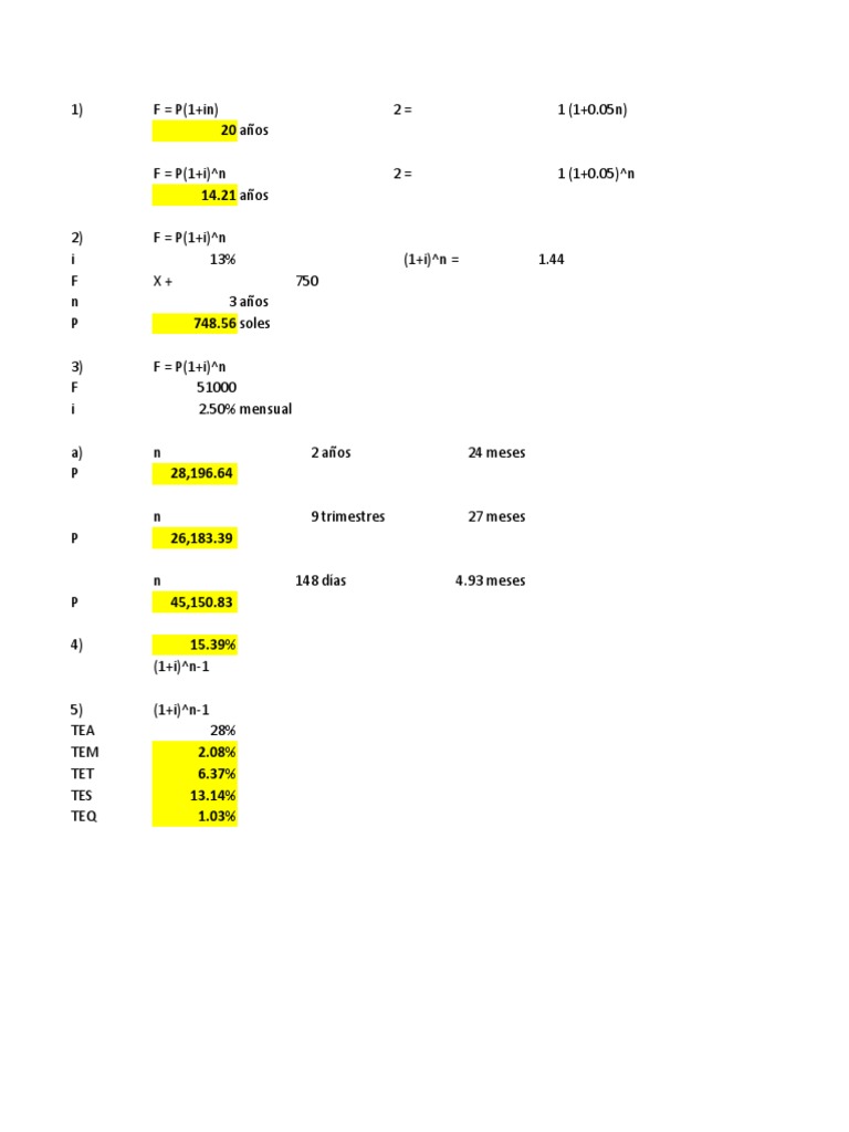 Ec1 Ejercicios | PDF