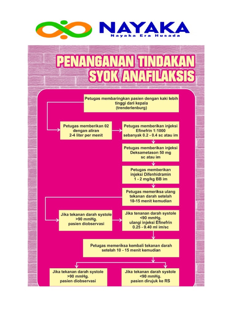 Poster Penangganan Syok Anafilaktik | PDF