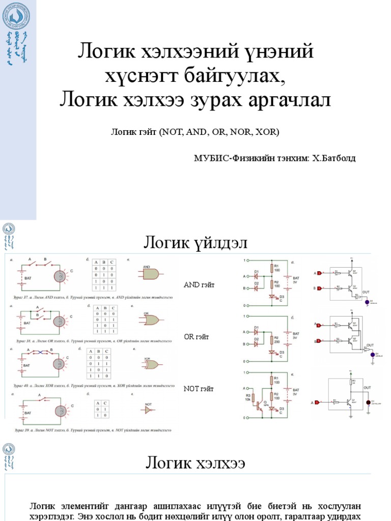 Logic Gates Introduction | PDF