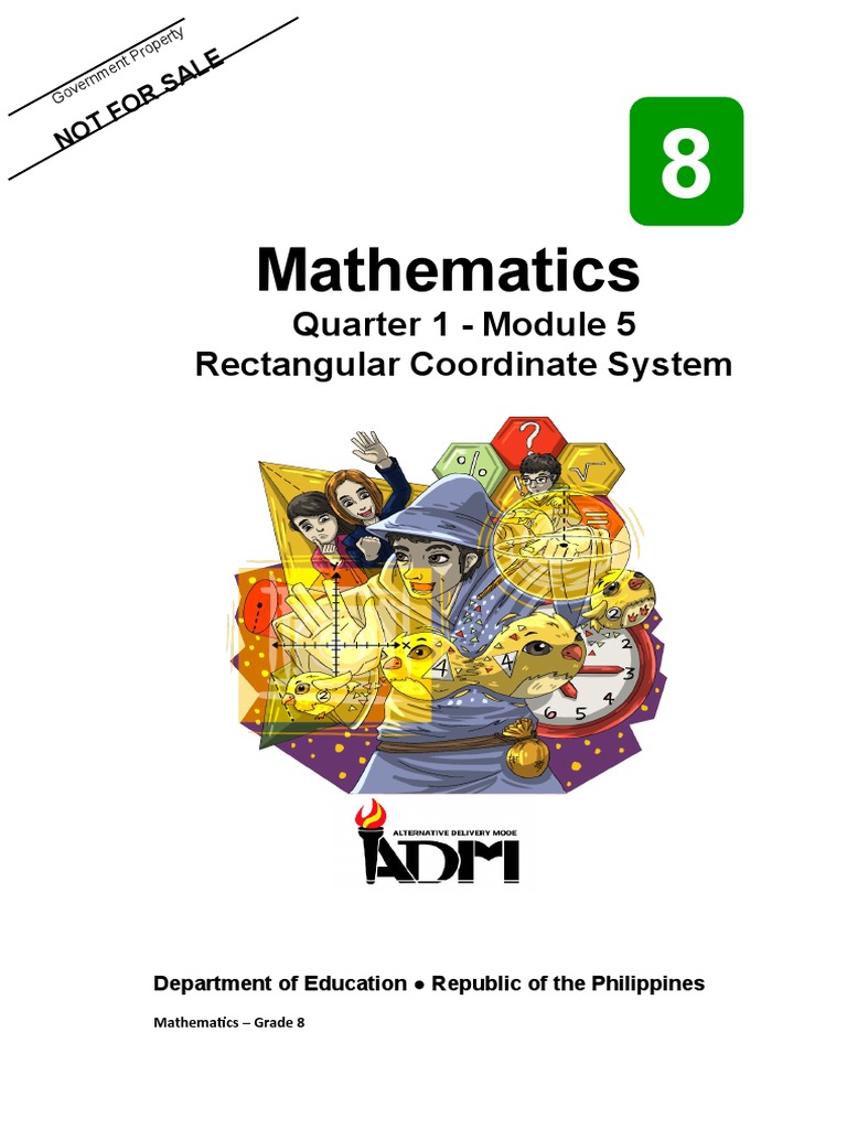 Math8 Q1 Mod5 Rectangular Coordinate System Version3 Pdf Cartesian