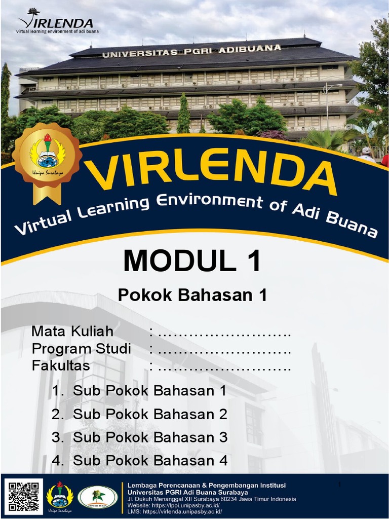 Template Modul | PDF