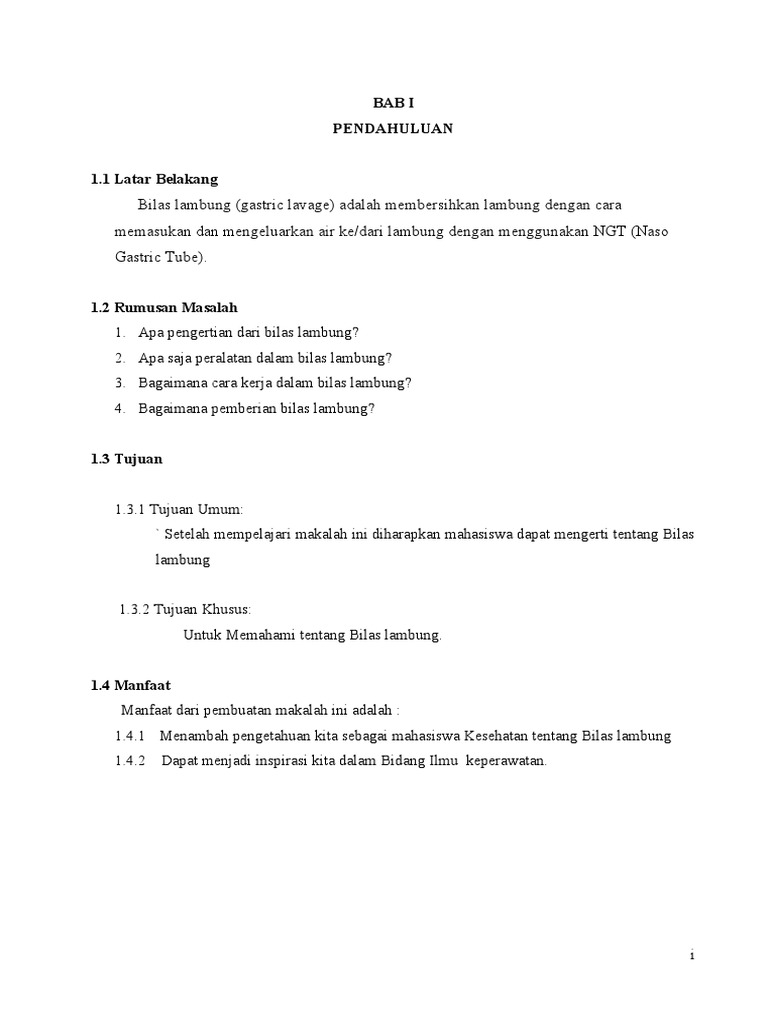 Bilas Lambung Kel 2 Salinan 2 | PDF | Kesehatan Holistik | Sains & Matematika