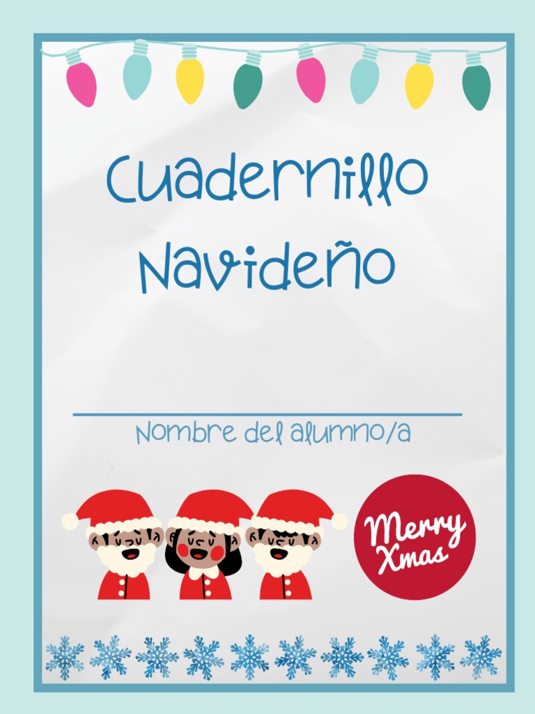 Cuadernillo de Actividades Navideñas | PDF | Navidad | Pinturas