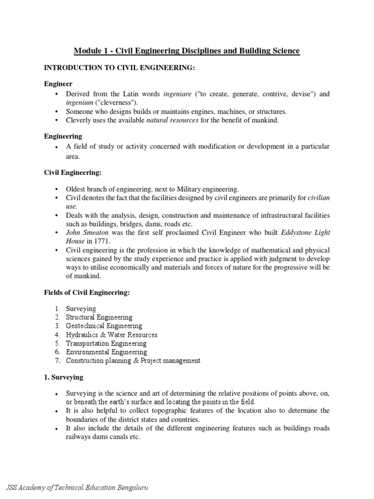 Intro to Civil Engineering Basics | PDF | Cement | Concrete