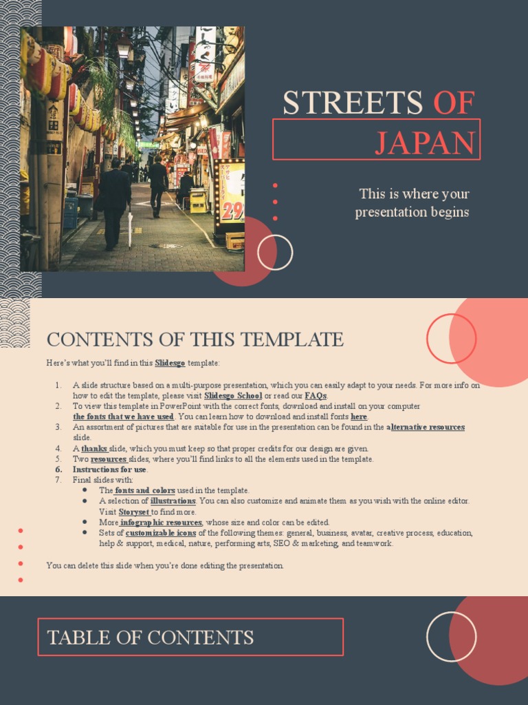 Streets of Japan XL by Slidesgo | PDF | Planets | Solar System