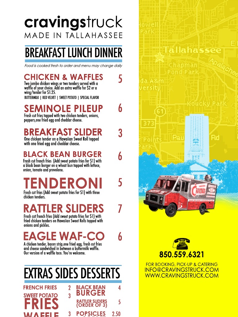 Cravings Truck Menu | PDF