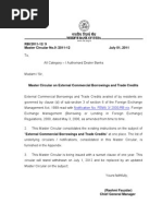 ECB 2 Form Submission Guidelines | PDF | Reserve Bank Of India | Loans