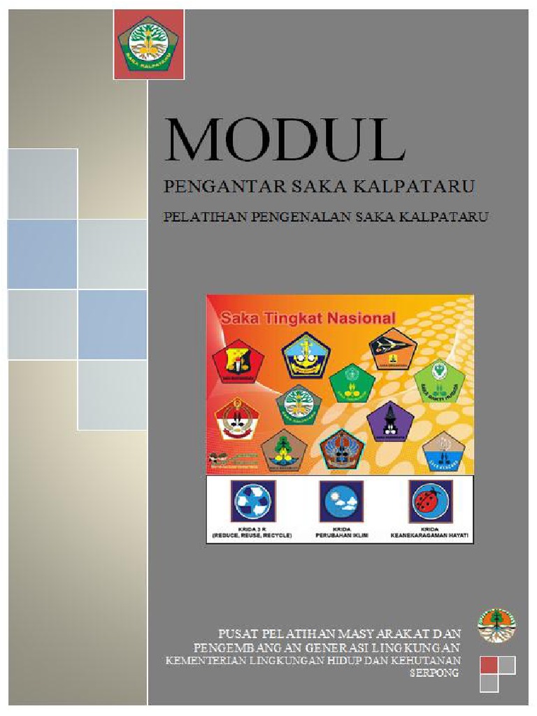 Modul - Pengantar Saka Kalpataru - Saka Kalpataru | PDF