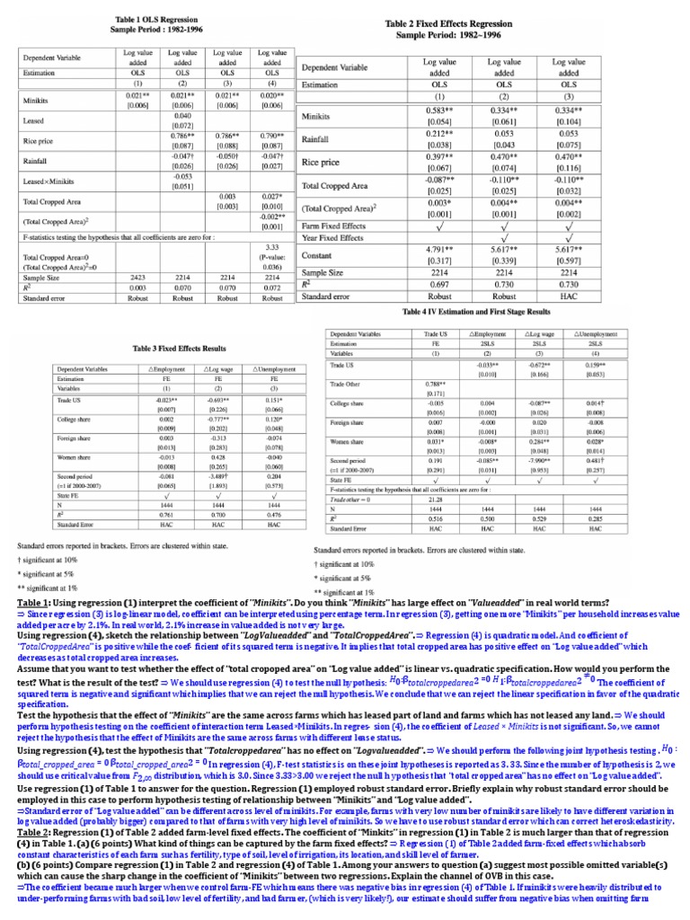 2017 & 2022 | PDF | Regression Analysis | Errors And Residuals