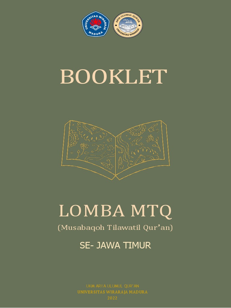 Booklet MTQ Se-Jawa Timur 2022 | PDF