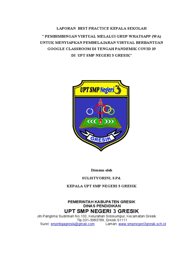 Upt SMP Negeri 3 Gresik | PDF