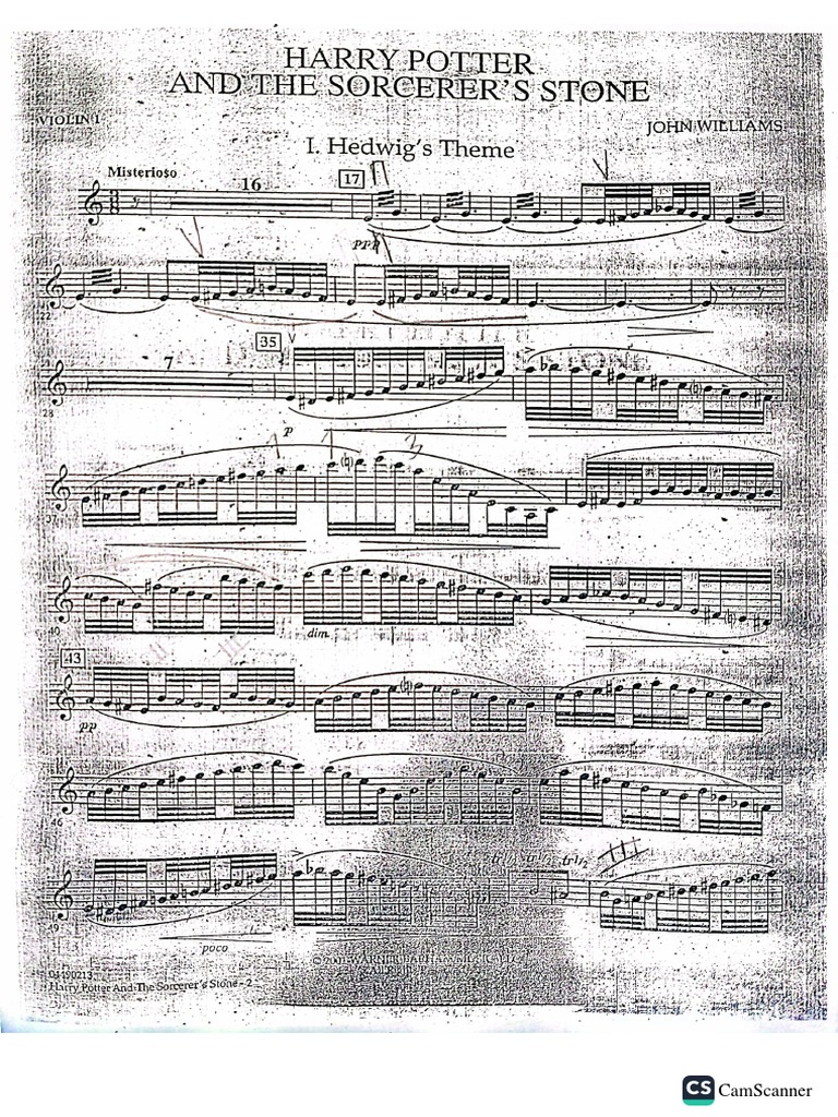 Harry Potter Violin I | PDF