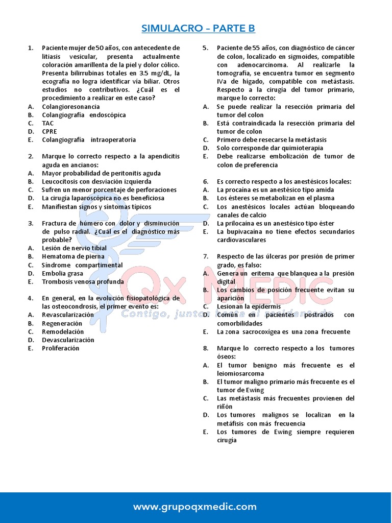 Rm22 Simulacro Dominical - 03 Abril (Parte B) - Sin Claves (Versión Corta) | PDF | El embarazo ...