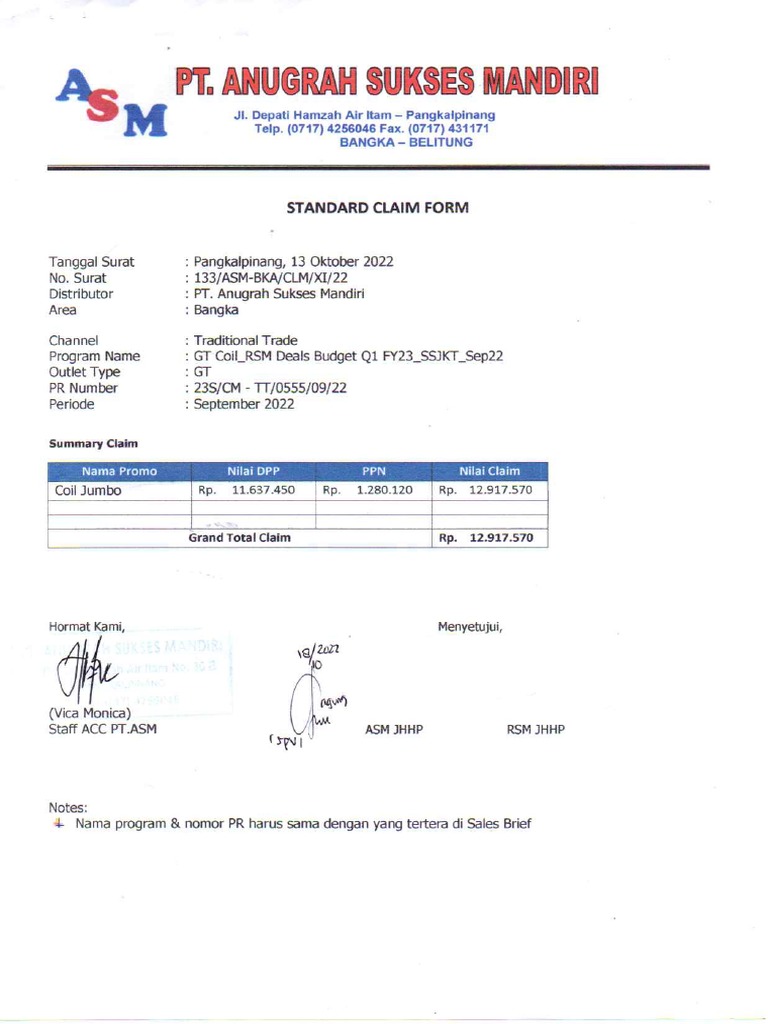 133 Asm Bka CLM Xi 22 | PDF