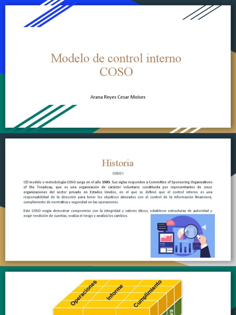 Modelo de Control Interno COSO | PDF | Contabilidad | Business