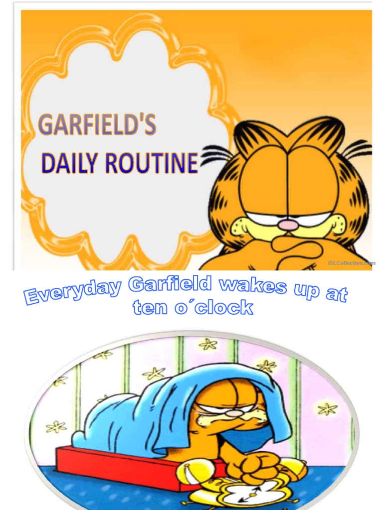 Garfield S Daily Routine | PDF