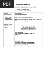 TEKS EMCEE MAJLIS Persaraan | PDF