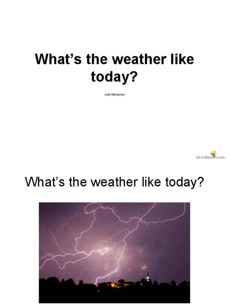 The Weather | PDF