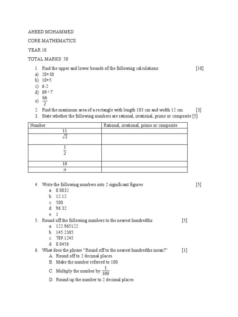 core-maths-igcse-pdf