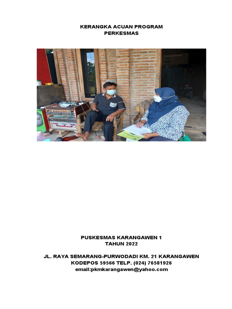 Kerangka Acuan Program Perkesmas 2023 | PDF | Pengembangan Diri | Kesehatan Holistik
