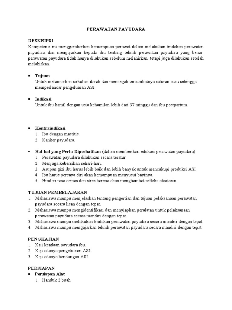 Sop Breastcare | PDF