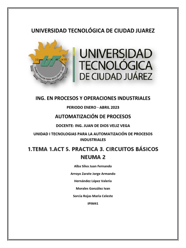 1.tema 1.act 5. Practica 3. Circuitos Básicos Neuma 2 | PDF | Bienes manufacturados | Ingeniería ...