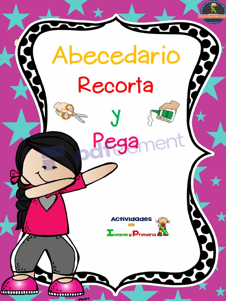 Abecedario: Recorta y Pega Actividades | PDF | Artes del Lenguaje y ...