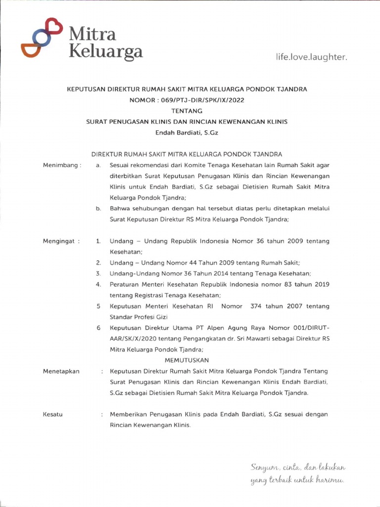 SPK RKK Gizi 2022 | PDF