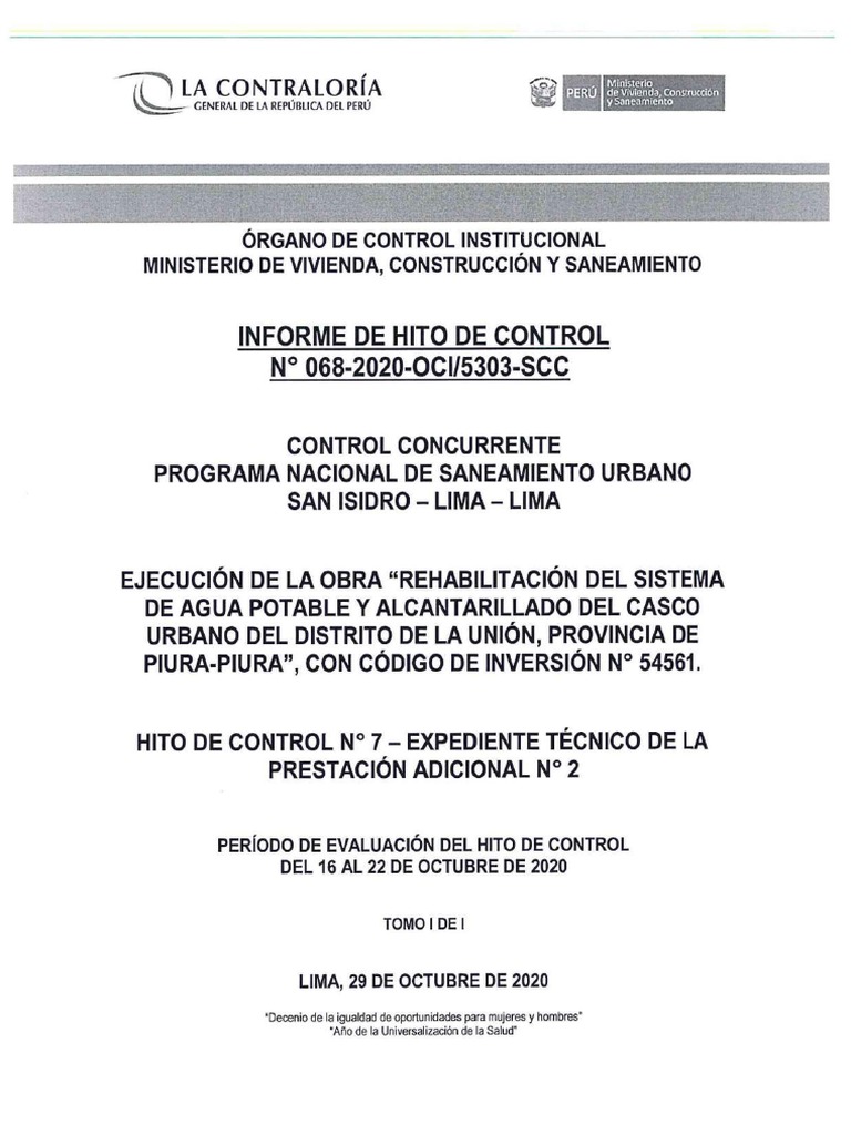 Hito de Control 7 | PDF