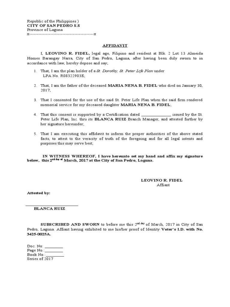 Waiver of St. Peter | PDF