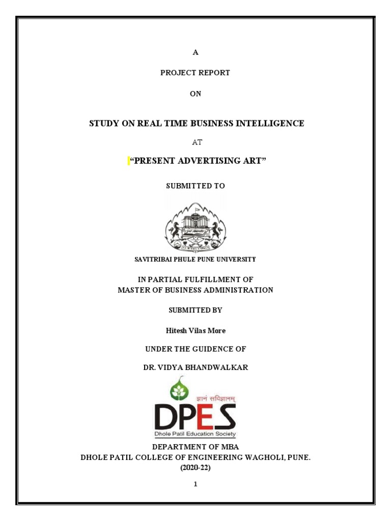 Real-Time Business Intelligence Study | PDF | Business Intelligence ...