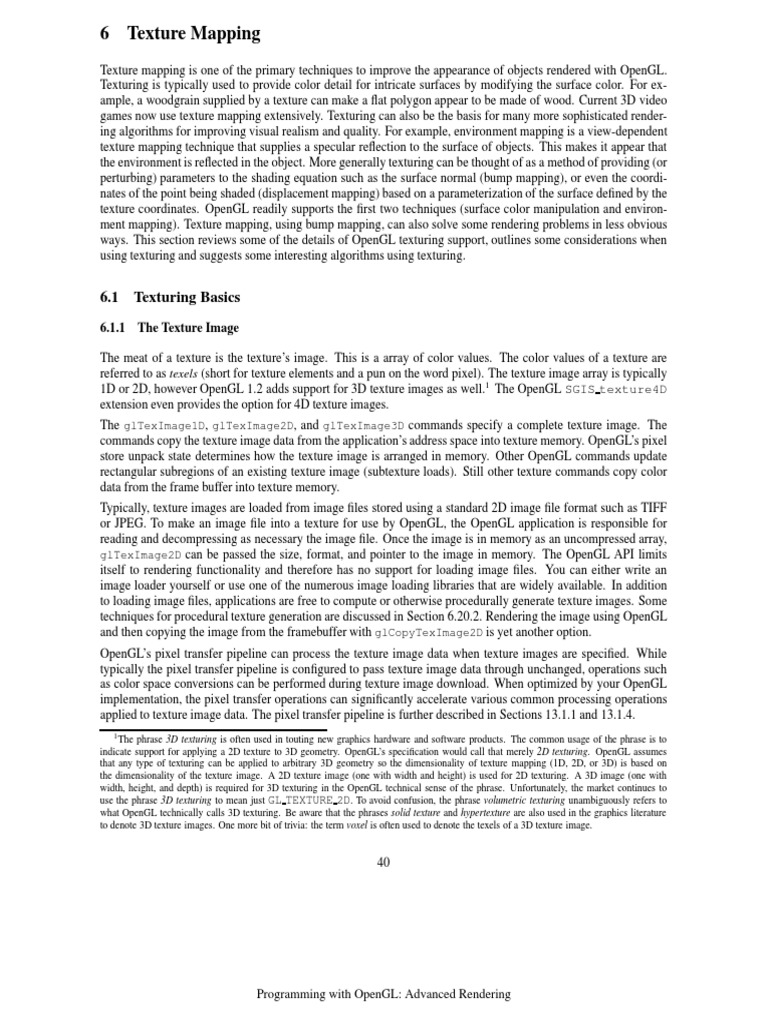 Texmap | PDF | Texture Mapping | Rendering (Computer Graphics)