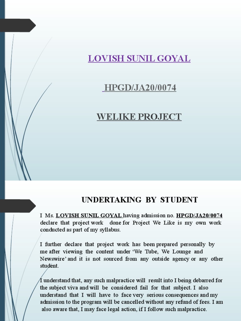 Project Welike LOVISH | PDF | Tobacco Smoking | Addiction