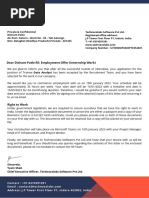 Capgemini Offer Letter | PDF | Business