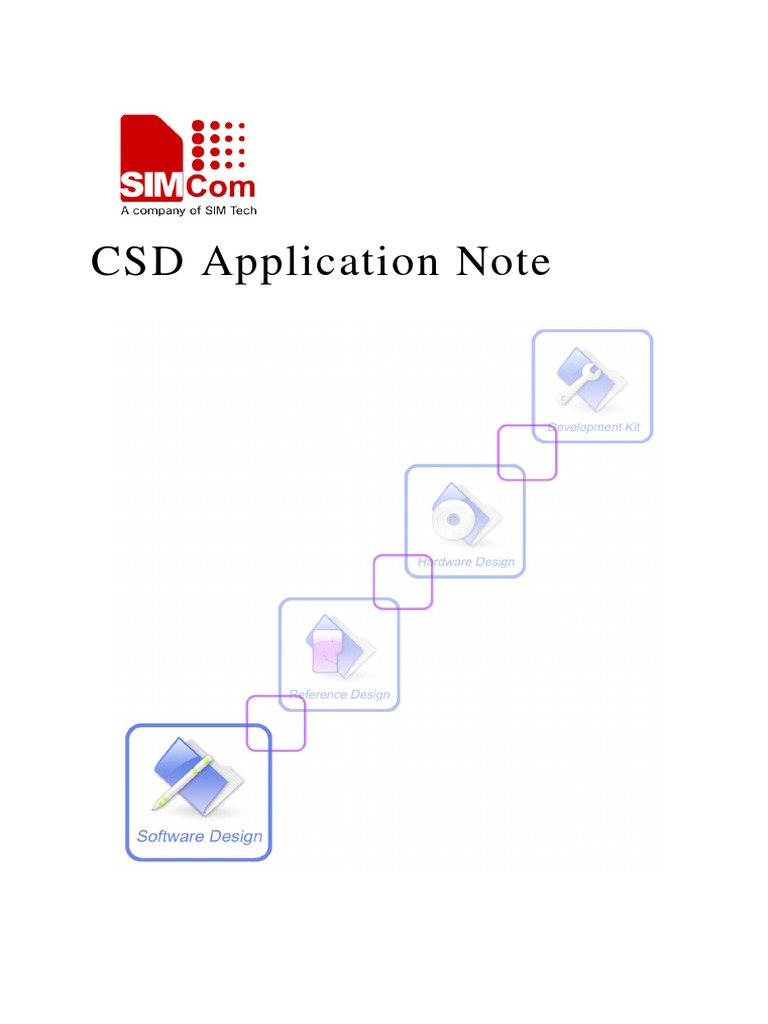SIM5360 CSD Application Note V0.01 | PDF | Computer Science | Computer Data