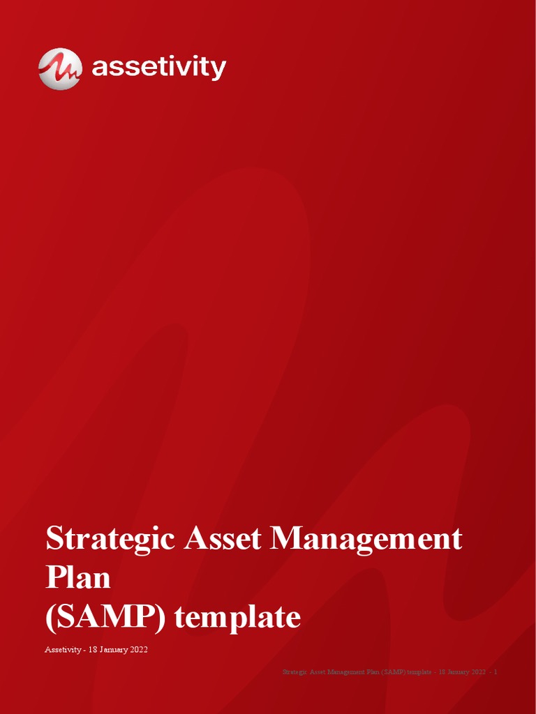 Strategic Asset Management Plan Template | PDF | Risk | Risk Management