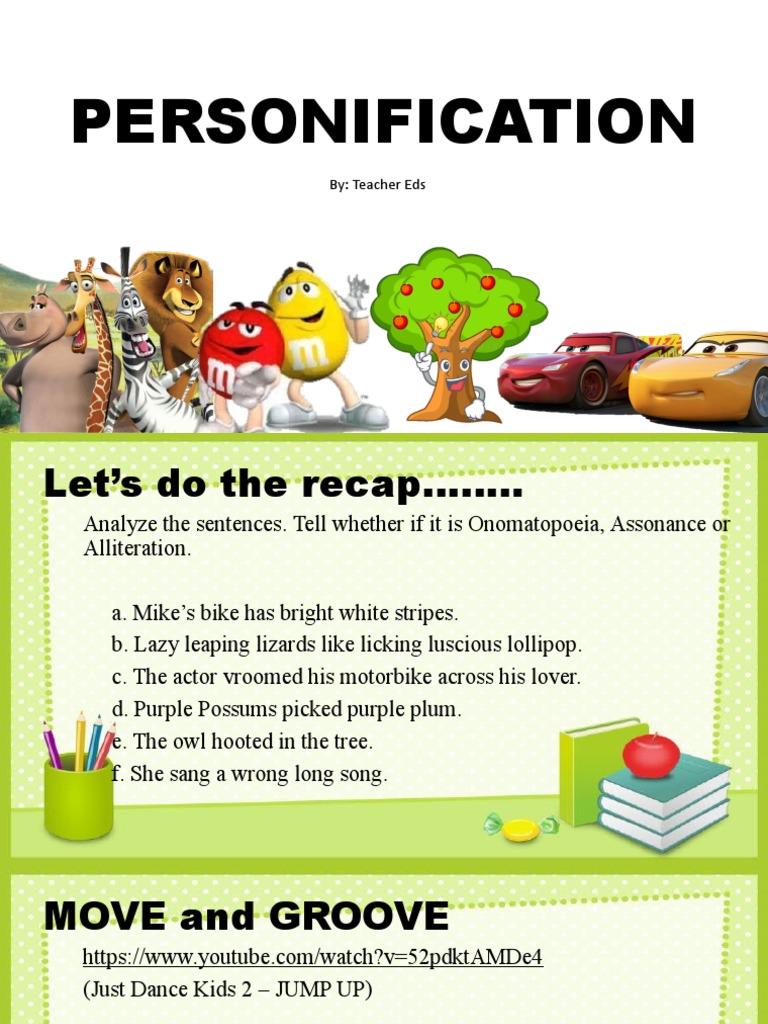 Q1 Week 4 Day 2 Personification | PDF