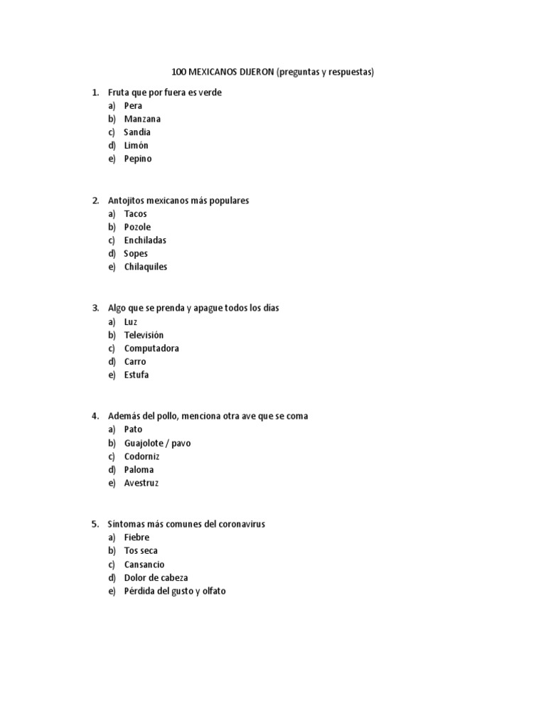 100 MEXICANOS DIJERON | PDF