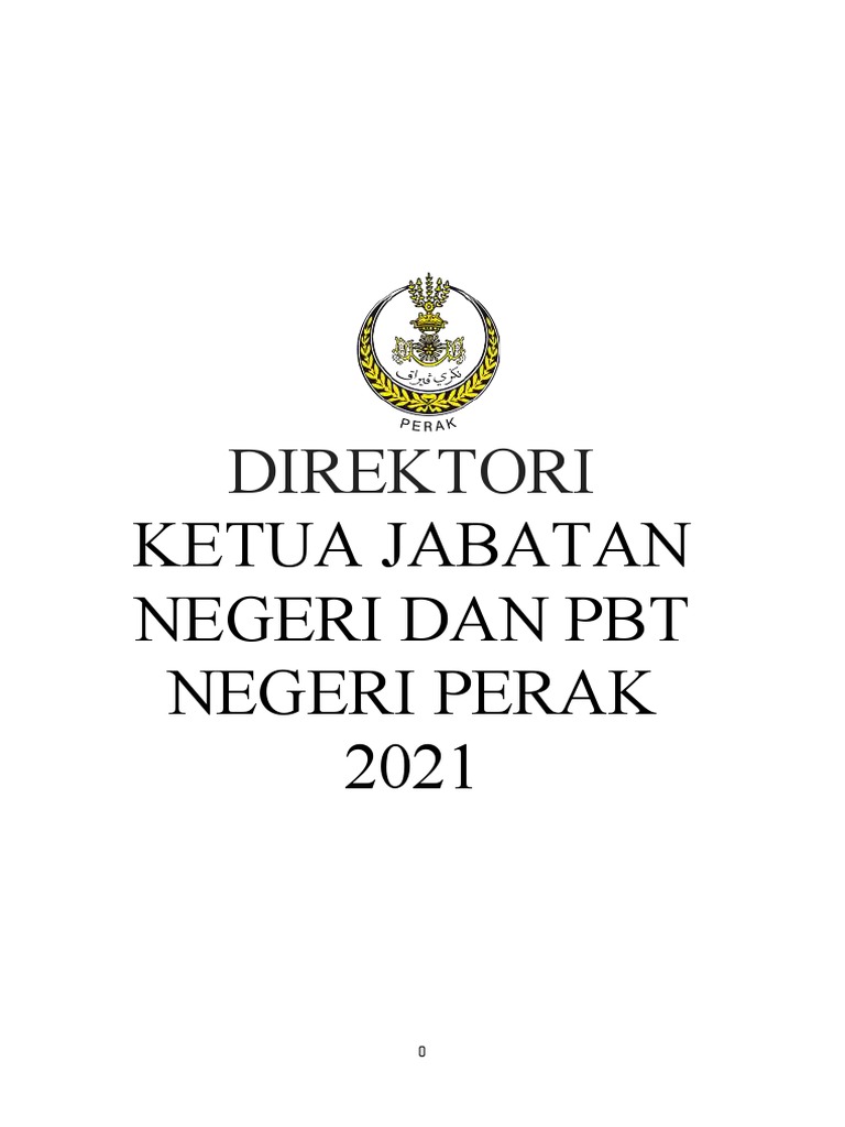 Direktori Negeri Perak | PDF