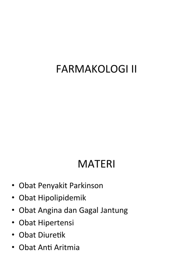 Obat untuk Penyakit Parkinson | PDF | Kesehatan Holistik