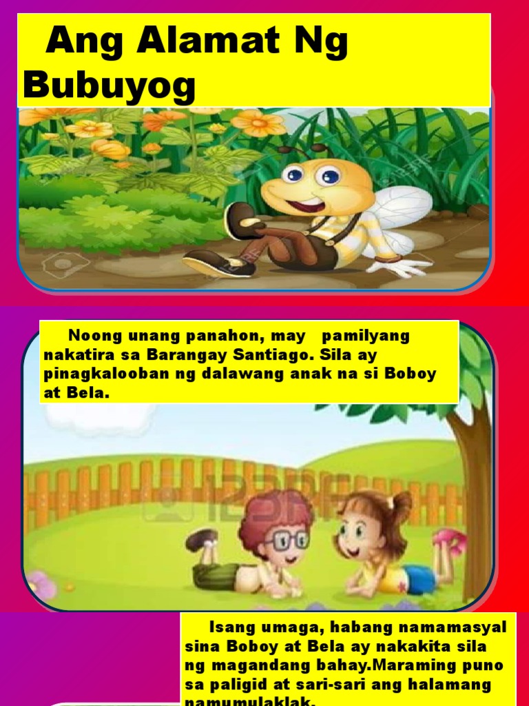Ang Alamat NG Bubuyog | PDF