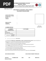 Placement Registration Form 2020 | PDF | Master Of Business ...