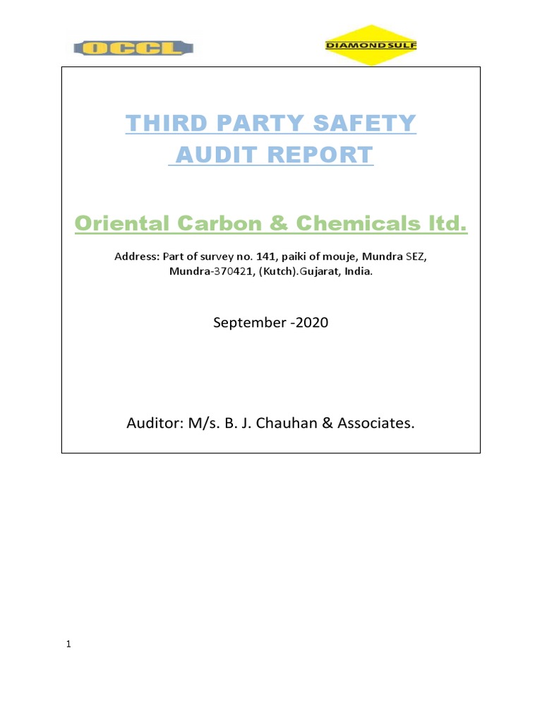 TPSA Report Oriental Carbon | PDF | Occupational Safety And Health | Fires