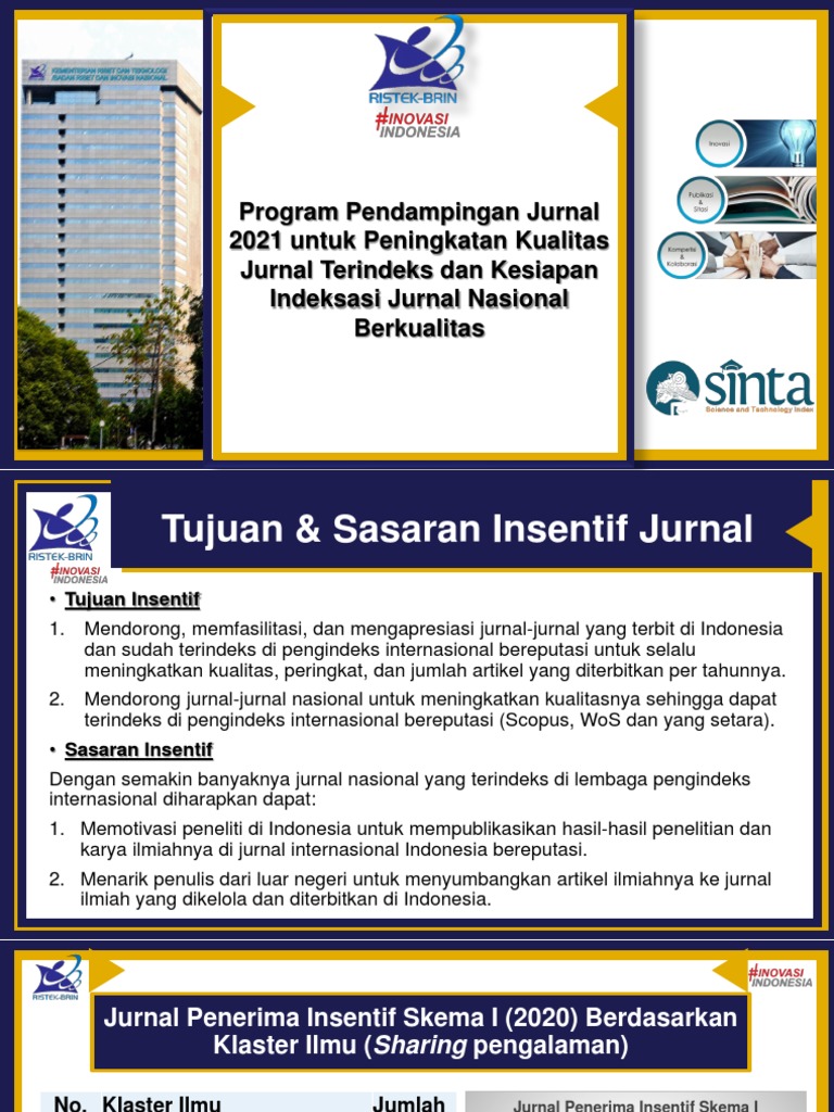 Presentasi Program Pendampingan Jurnal 2021 - Mudasir | PDF