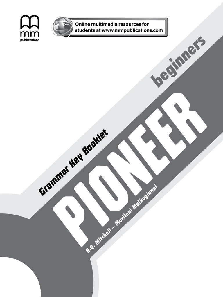 Pioneer Beginners Grammar KEY | PDF | Cuisine | Foods