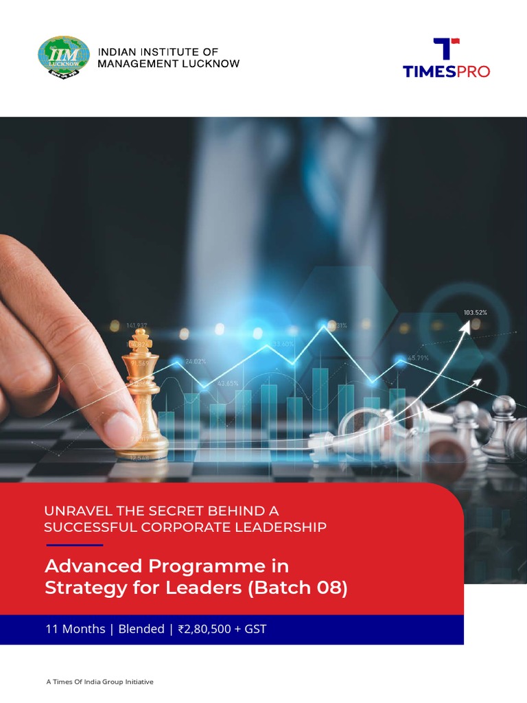 IIML APSL Brochure | PDF | Strategic Management | Strategic Leadership