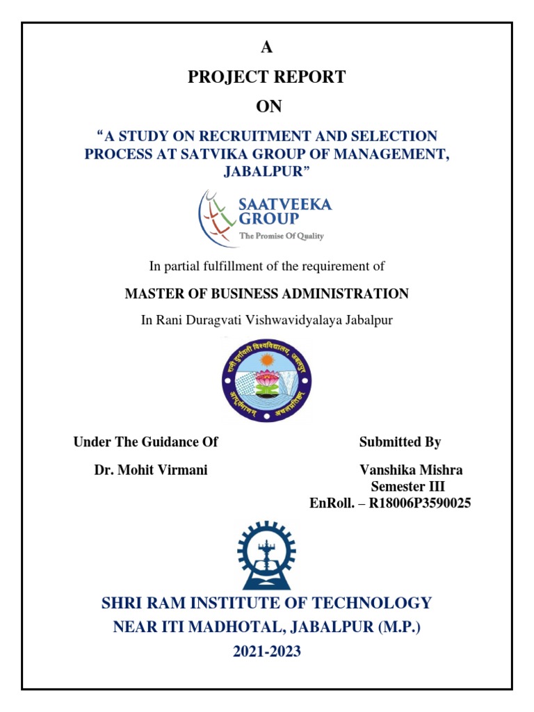 SATVIKA | PDF | Recruitment | Employment