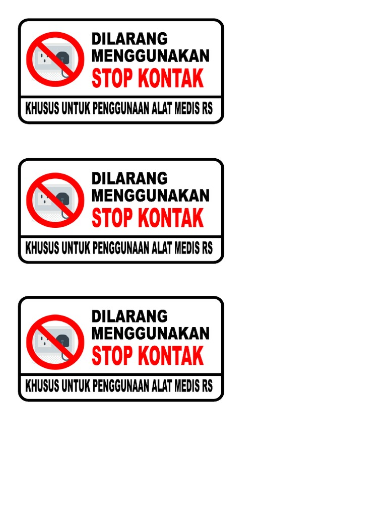 Dilarang Stop Kontak | PDF