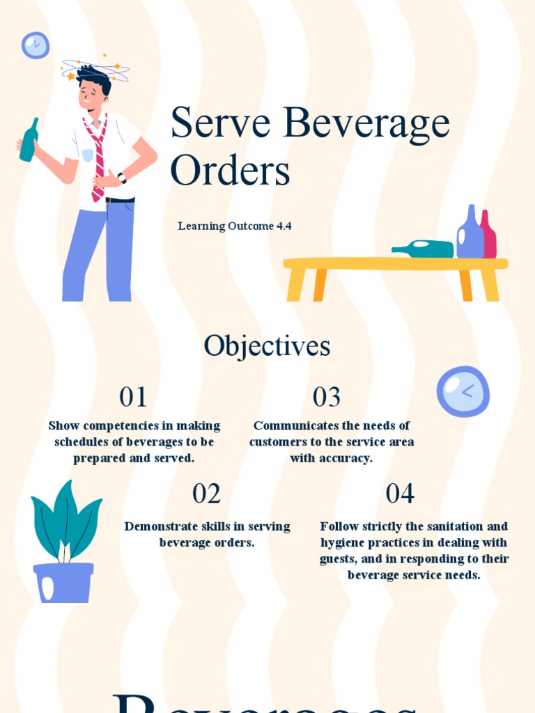 Serve Beverage Orders | PDF | Beer | Wine